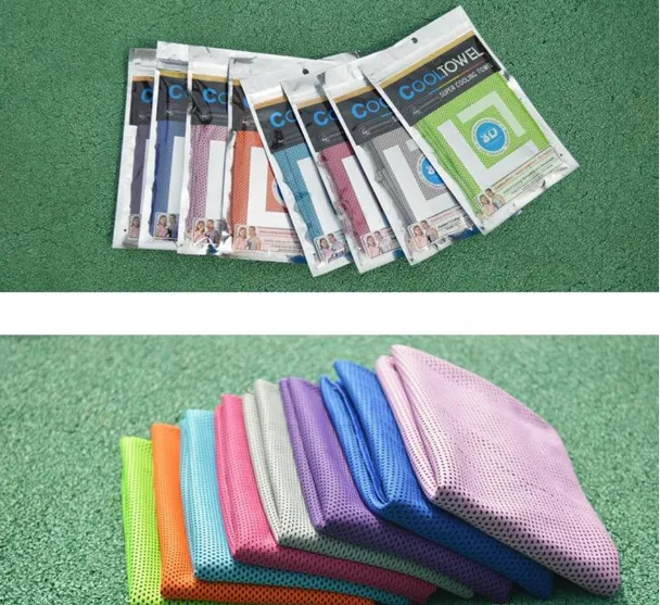 DHgate.com:90*30cm Double Layer Ice Cooling Towel Cool Summer Cold ...