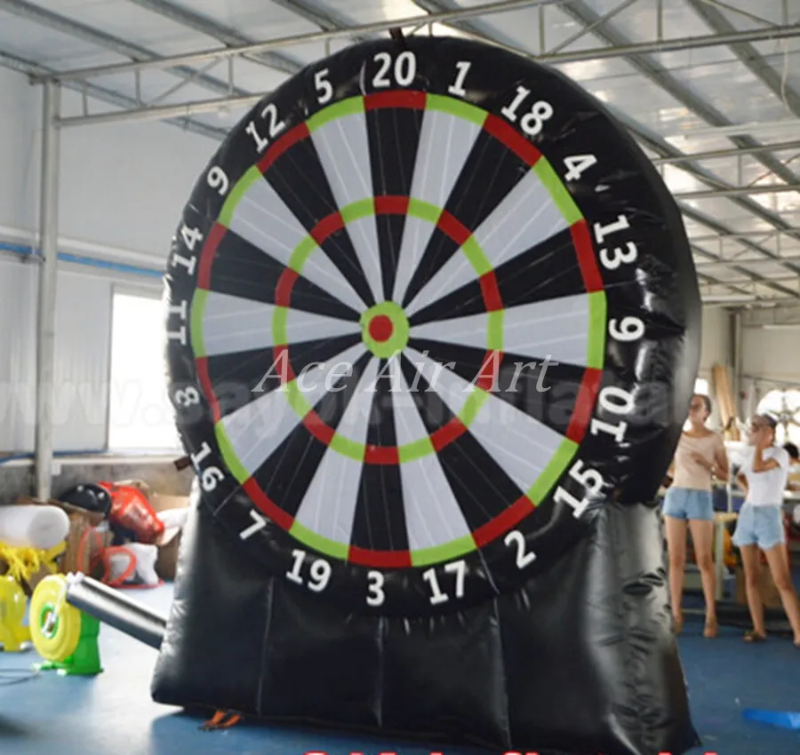 H Beautiful Inflatable Darts Board 2.5 Meter Black... From ...