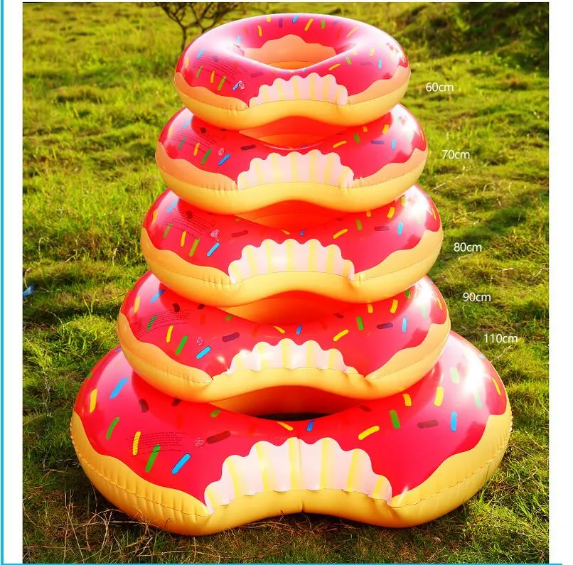 Inflatable Donut Swim Ring: Fun & Safe Water Toy for Pool, Bath ...