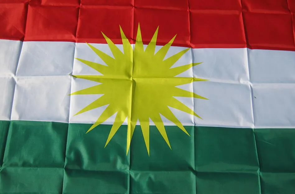 DHgate.com:Kurdistan Flag 90x150cm Double-Sided Printed Polyester ...