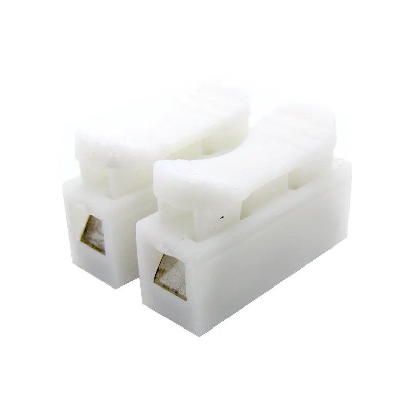 DHgate.com:CH2 Self-Locking 2-Pin White Electrical Cable Connectors (20 ...