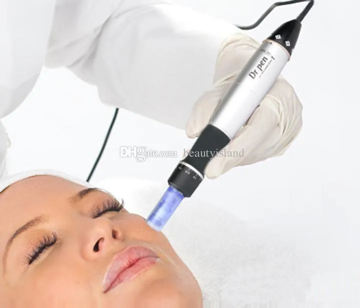 Electric Micro Needle Derma Pen with 12 Disposable Pins and Adjustable ...