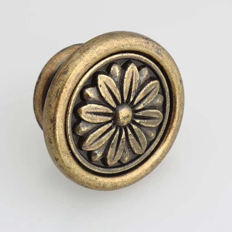 Antique Brass Drawer Antique Door Knobs Dia 40mm Vintage Bronze Dresser ... Antique Brass Drawer Antique Door Knobs Dia 40mm Vintage Bronze Dresser ...