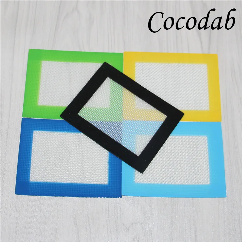 1411 5cm Dabber Sheets Bho Concentrates Wax Nonstick Pad Silicone Mats ...