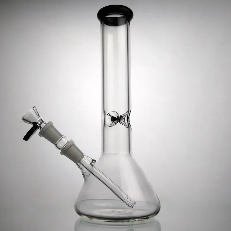 Premium 10'' Beaker Bong With Color Blown Unbreakable Split Glass ...