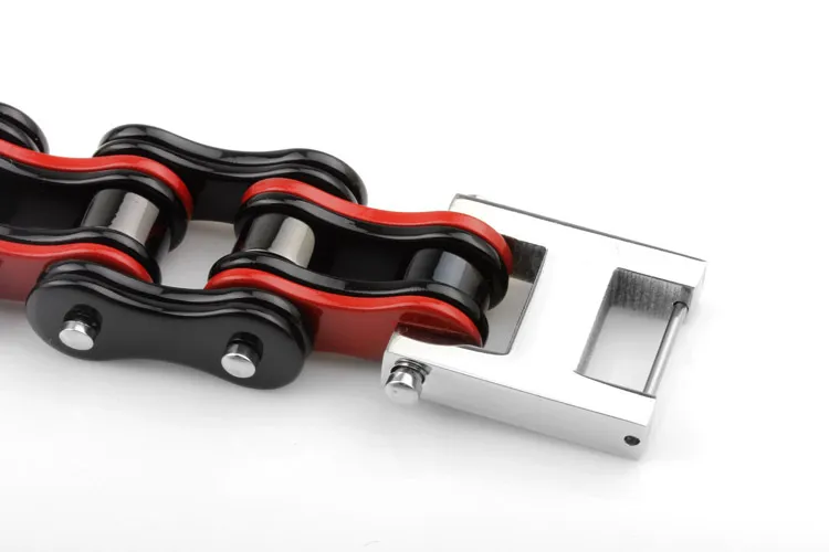 Punk Rock Jewelry Stainless Steel Bicycle Chain Bracelet Biker ...