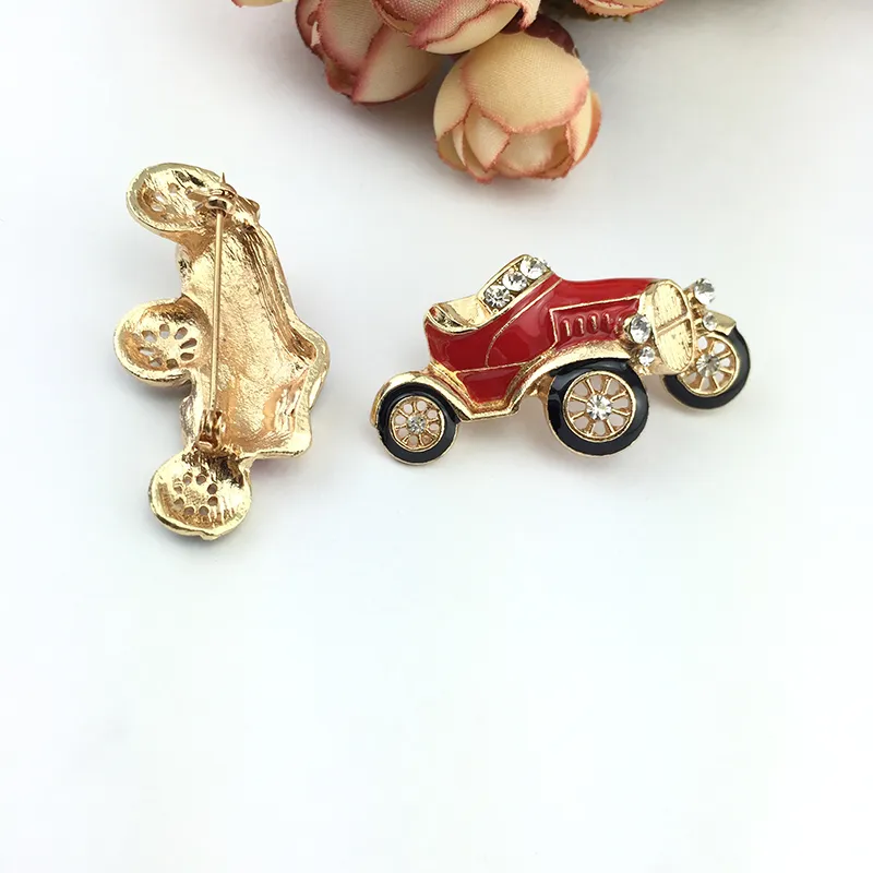 Broche De Carro Conversível Vermelho Vintage |Jóias De Automóveis ...