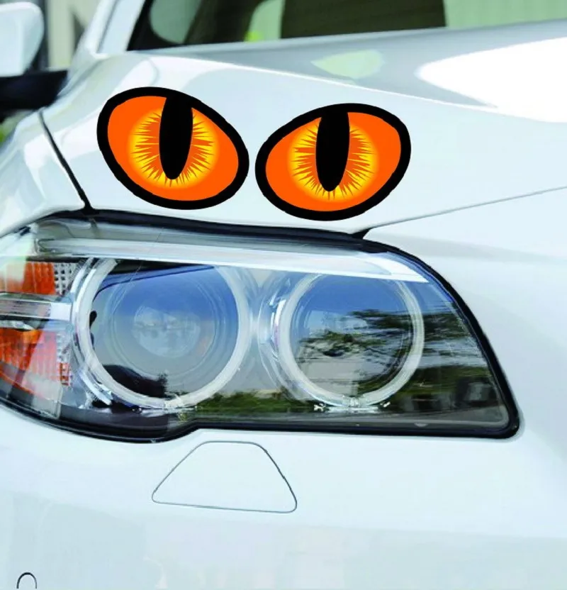 Cat Eye Car Stickers, 108cm Decal Cover Anti Scratch For Body, Light ...
