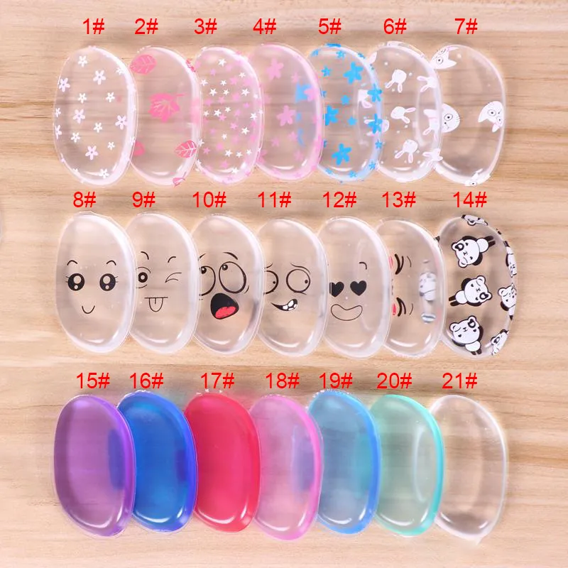 2017 Silicone Makeup Sponges Blender Set Blending Powder Smooth Puff ...
