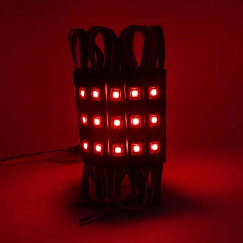 Waterproof RGB Pixel Led Module With Lens 1000x 5050 SMD 3LEDS, DC 12V ...