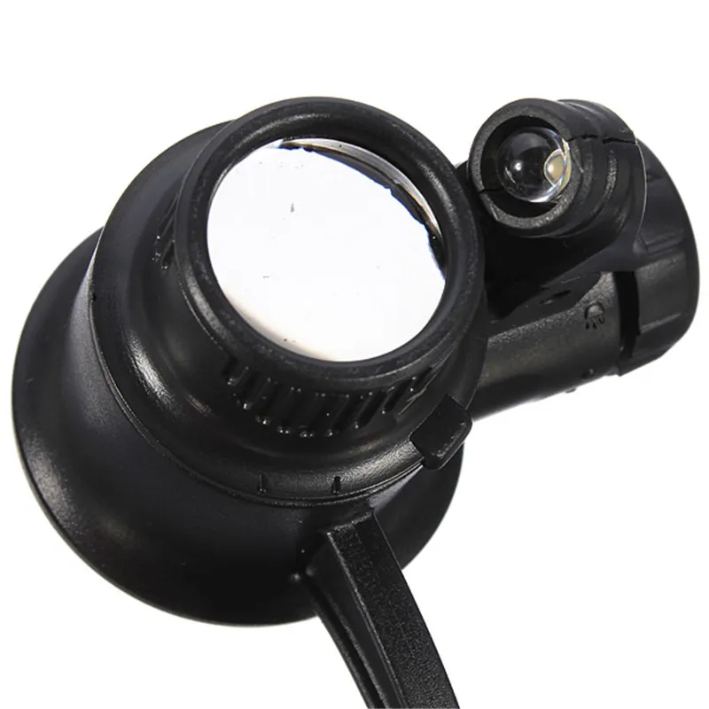 Professional 10x 25x Magnification LED Headband Magnifier Watch Repair ...