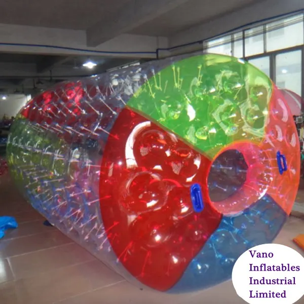 Inflatable Water Tanks For Sale Rolling Wheel With Zorb PVC Material ...