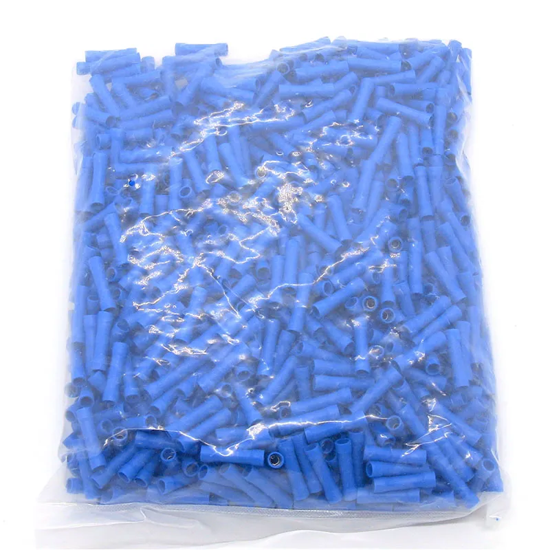Wholesale Blue Butt Splice Wire Connectors 50 Pack, 16 14 AWG ...