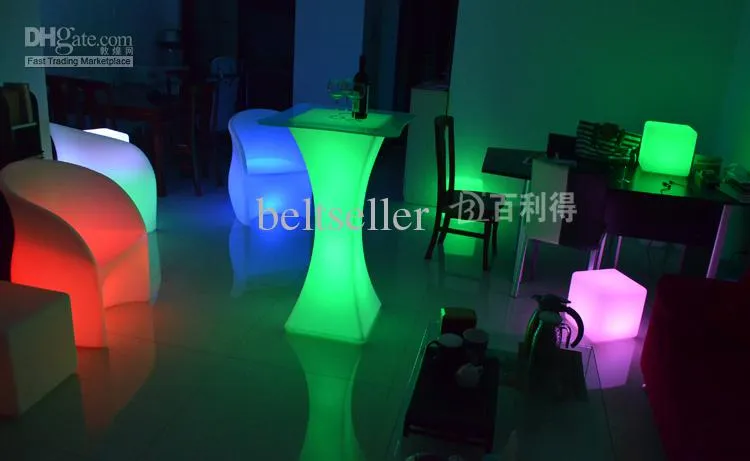 DHgate.com:Glowing LED Cocktail Table, Waterproof Illuminated Coffee ...