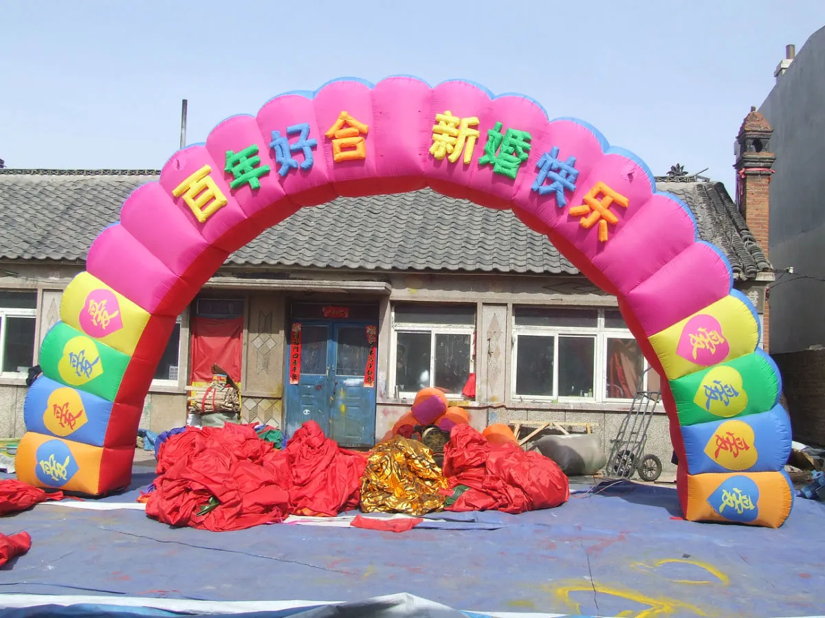 Inflatable Wedding Arch Crown Entrance Outdoor Lawn Wedding Decor From ...