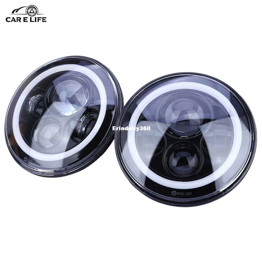 7 Inch Round LED Headlights - 40W, 10-30V - Premium Quality Dipped ...
