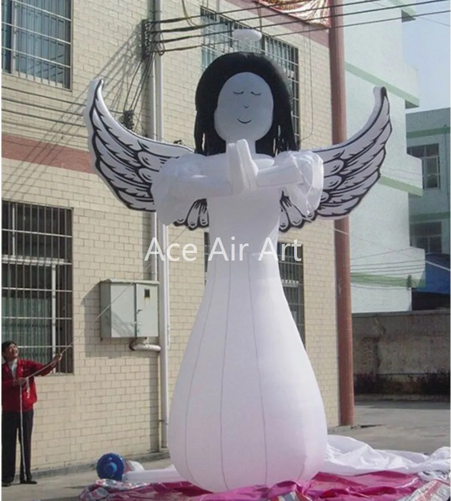 Inflatable Angel Girl W/ Wings Custom Size, Vivid Color, Durable PVC ...