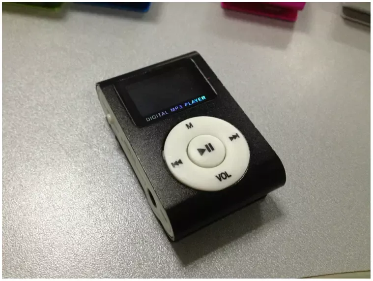 MP3 Player Mini Clip Music Player With LCD Screen Support Micro TF/SD ...