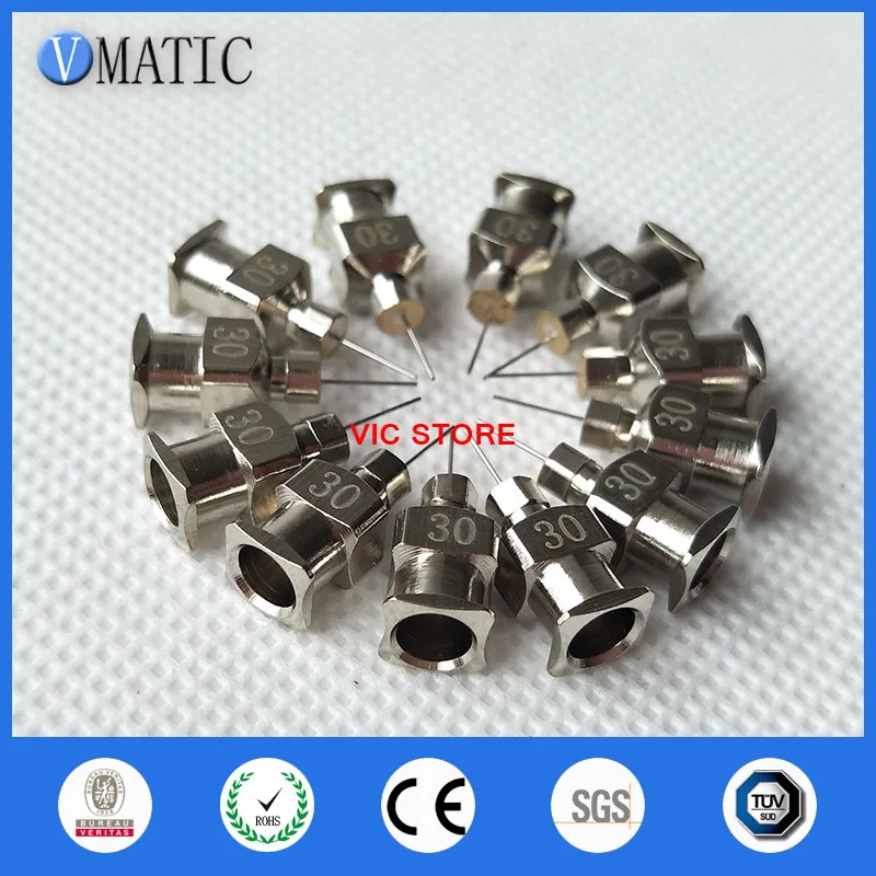 Wholesale VMATIC All Metal Tips 30G 1/4 Inch Blunt Stainless Steel Dispensing Needles Syringe ...