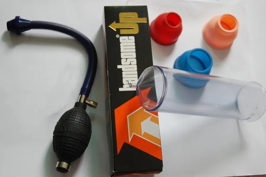 Handsome Up Vacuum Pump Stretcher Erection Aid Extender Penis ...