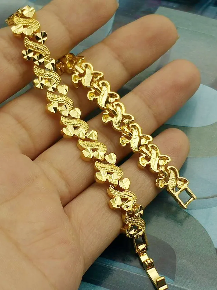 New Arrival Shajin Bracelet Female 24K Gold Plated Brass Jewelry Tank ...