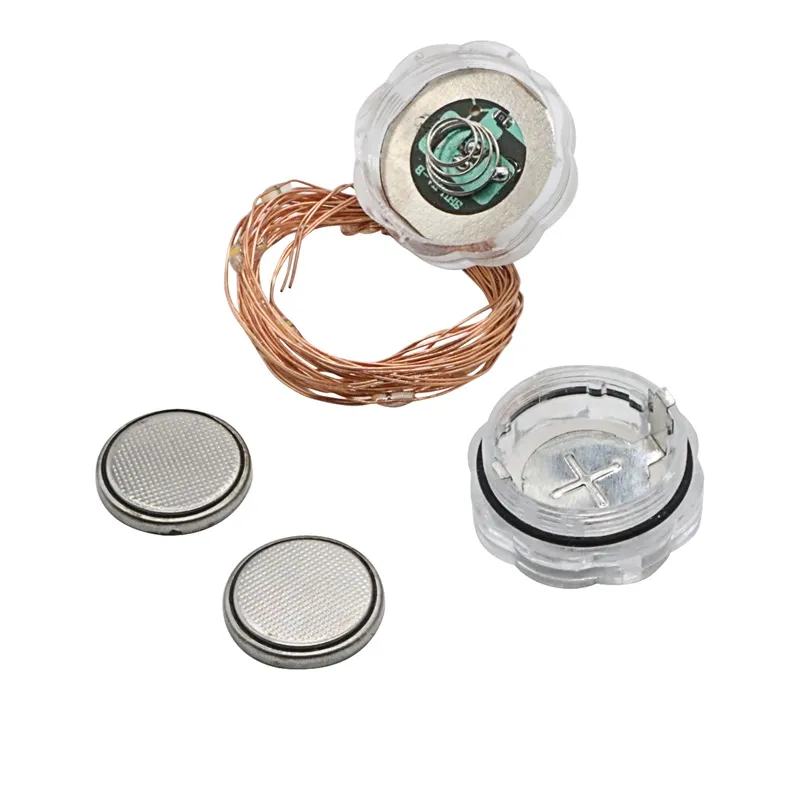 Micro Led Lichterkette CR2032 Knopf Batterie Betrieben 2 Mt 20 LEDS ...