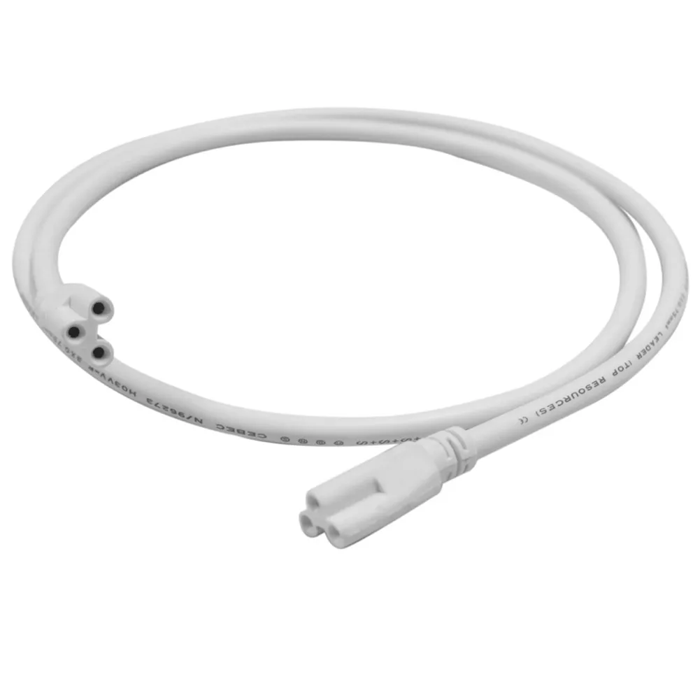 Extension Cord For T8 T5 Led Tubes 2ft 3ft 4ft 5ft Power Cords For