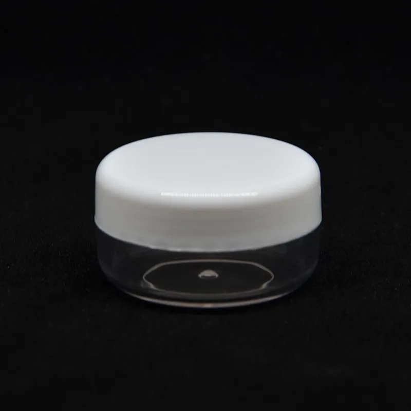 Cosmetic Jars 10g Small Plastic Cosmetic Containers With White Lids ...