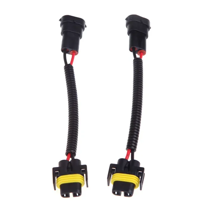 H8 Fog Light Bulb Connector Set Automotive Wire Harness Socket Adapter ...