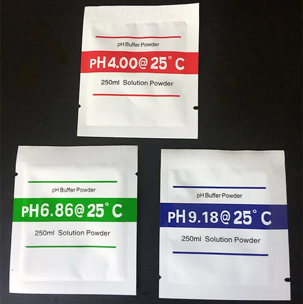 pH Buffer Powder 3-Pack: Accurate 4.00/6.86/9.18 Calibration Solutions ...