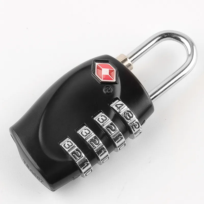 Travel Locks 4 Number Combination Padlock, Resettable Security Lock For ...