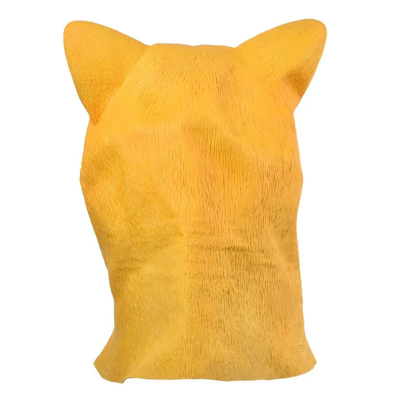 Funny Doge Dog Mask Cartoon Latex Halloween Party Mask Full Head ...