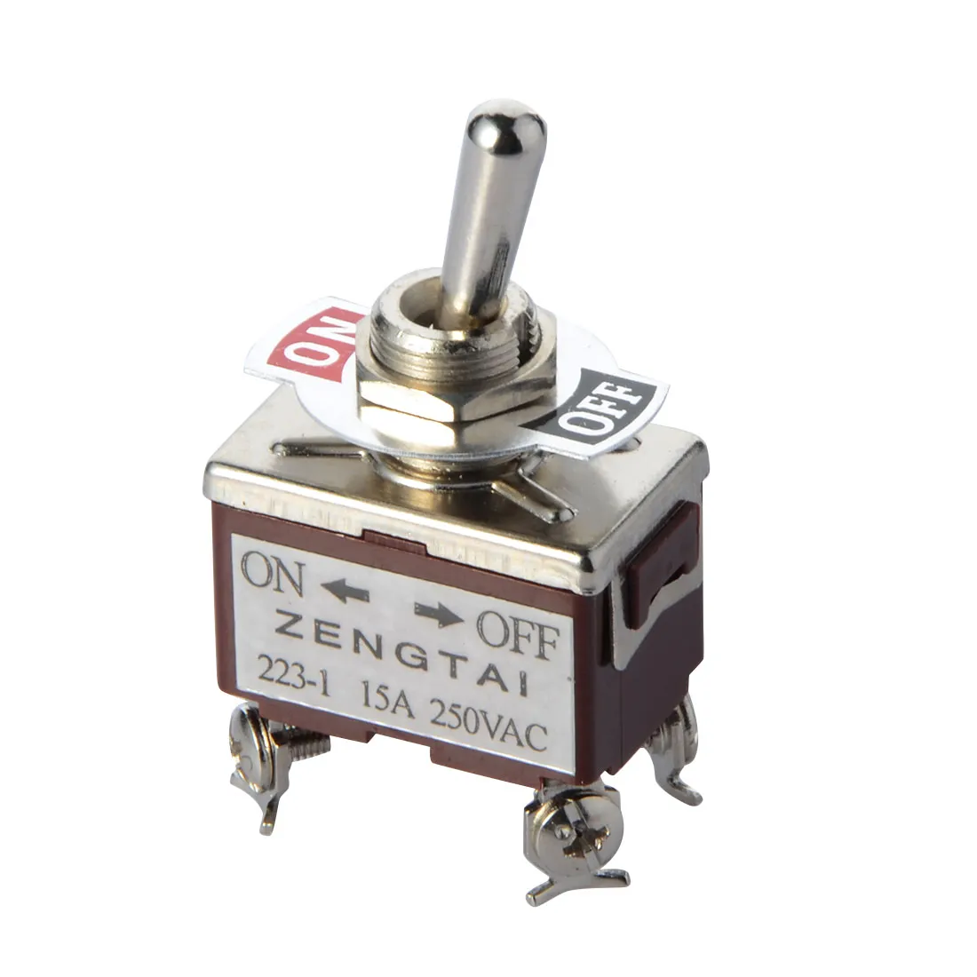Universal ON/OFF/ON Momentary DPDT Toggle Switch - Heavy Duty, AC 250V ...