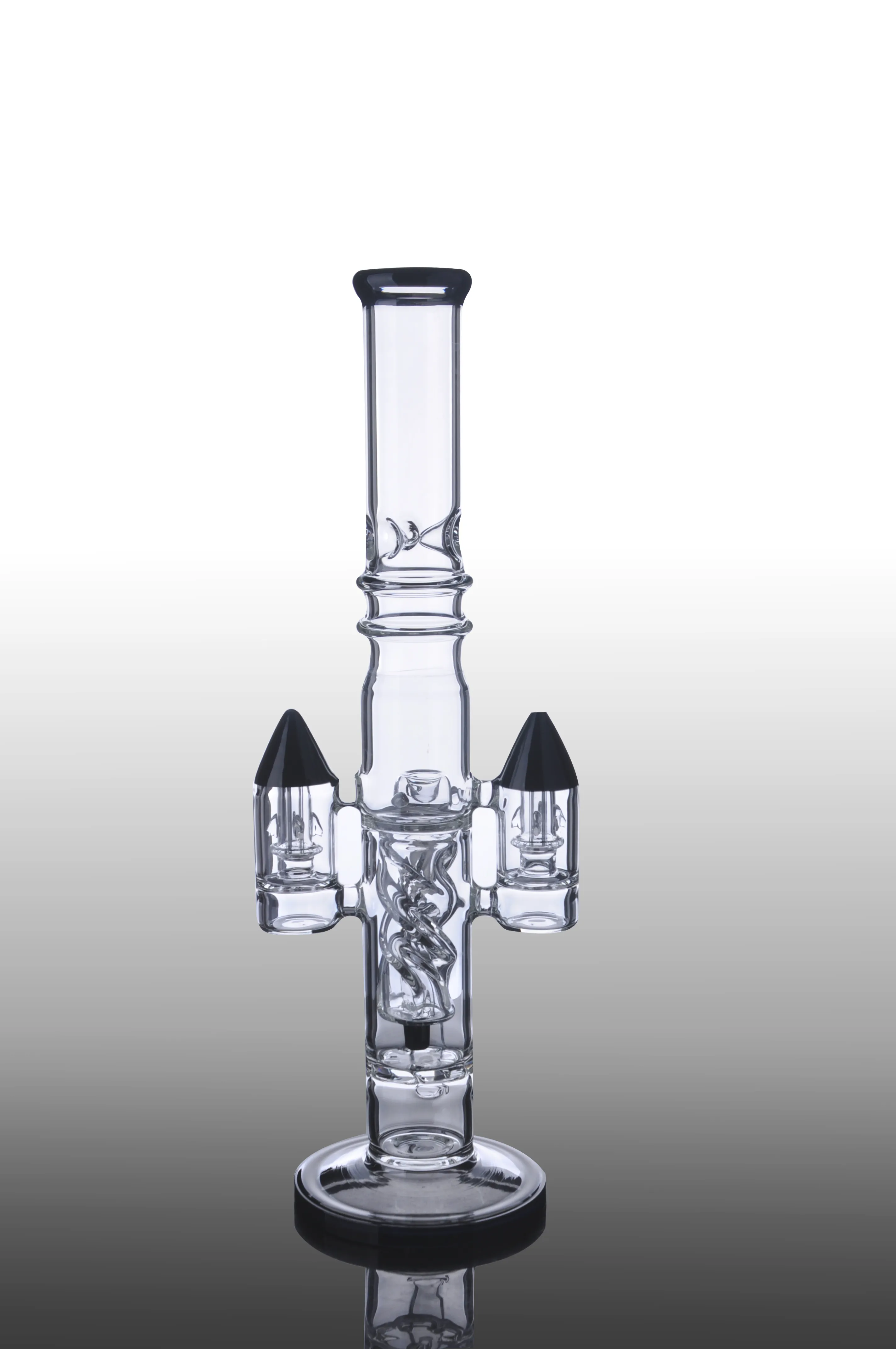 Wholesale Rocket Launcher Helix Thick Glass Bong With Bowl Reusable Oil ...
