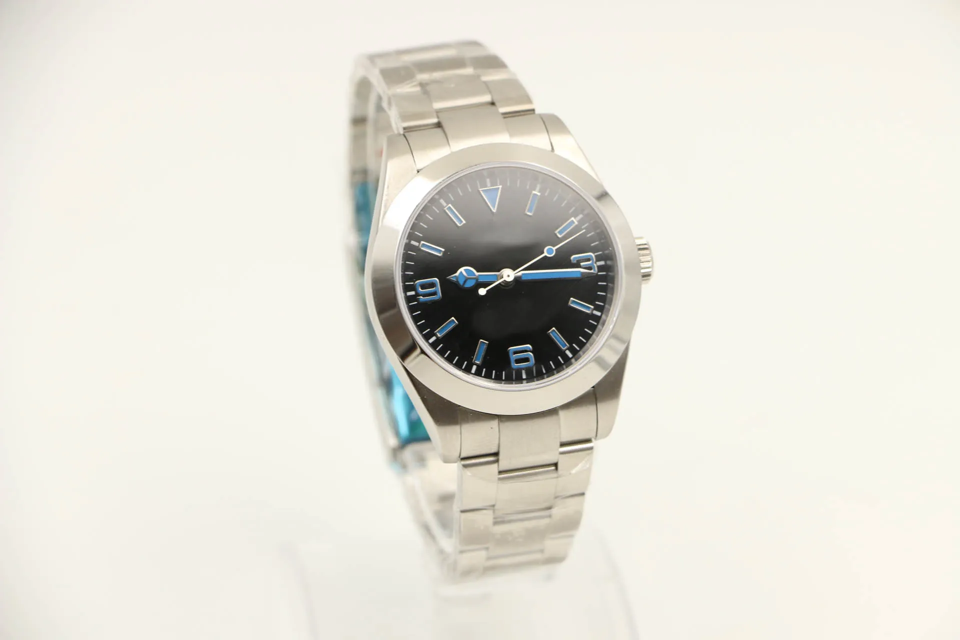 DHgate.com:Men's 36mm EXP Air King 369 Automatic Black Dial 316L Steel ...