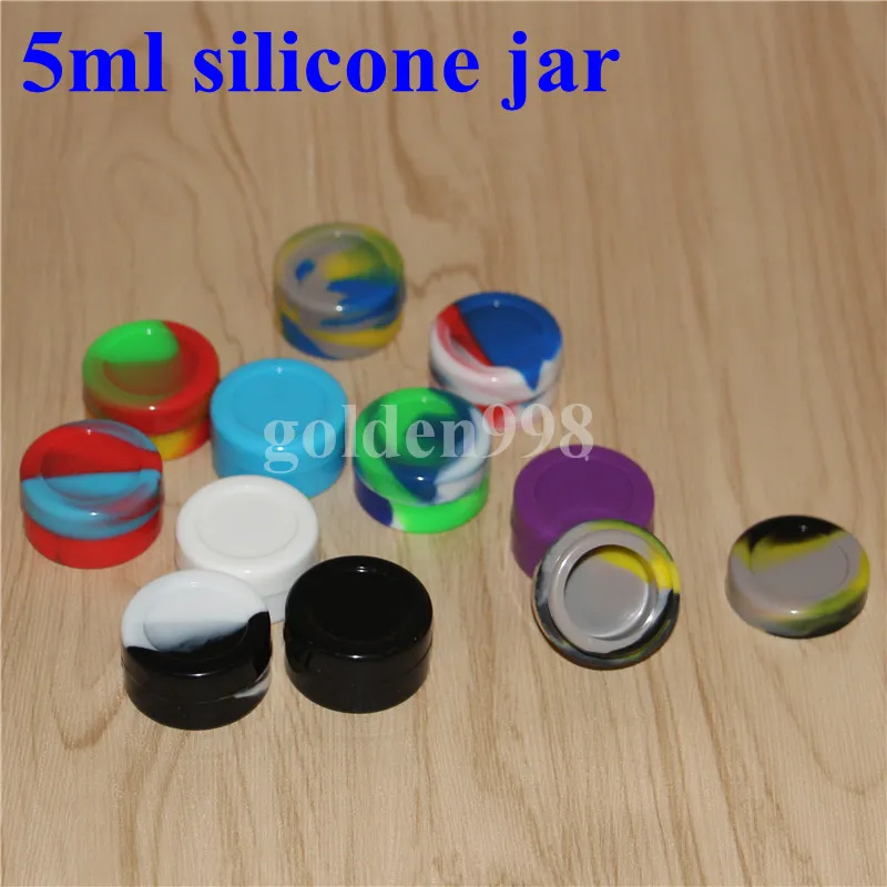 Wax Jars 5ml Platinum Cured Silicone Containers | MOQ | Airtight Slick ...