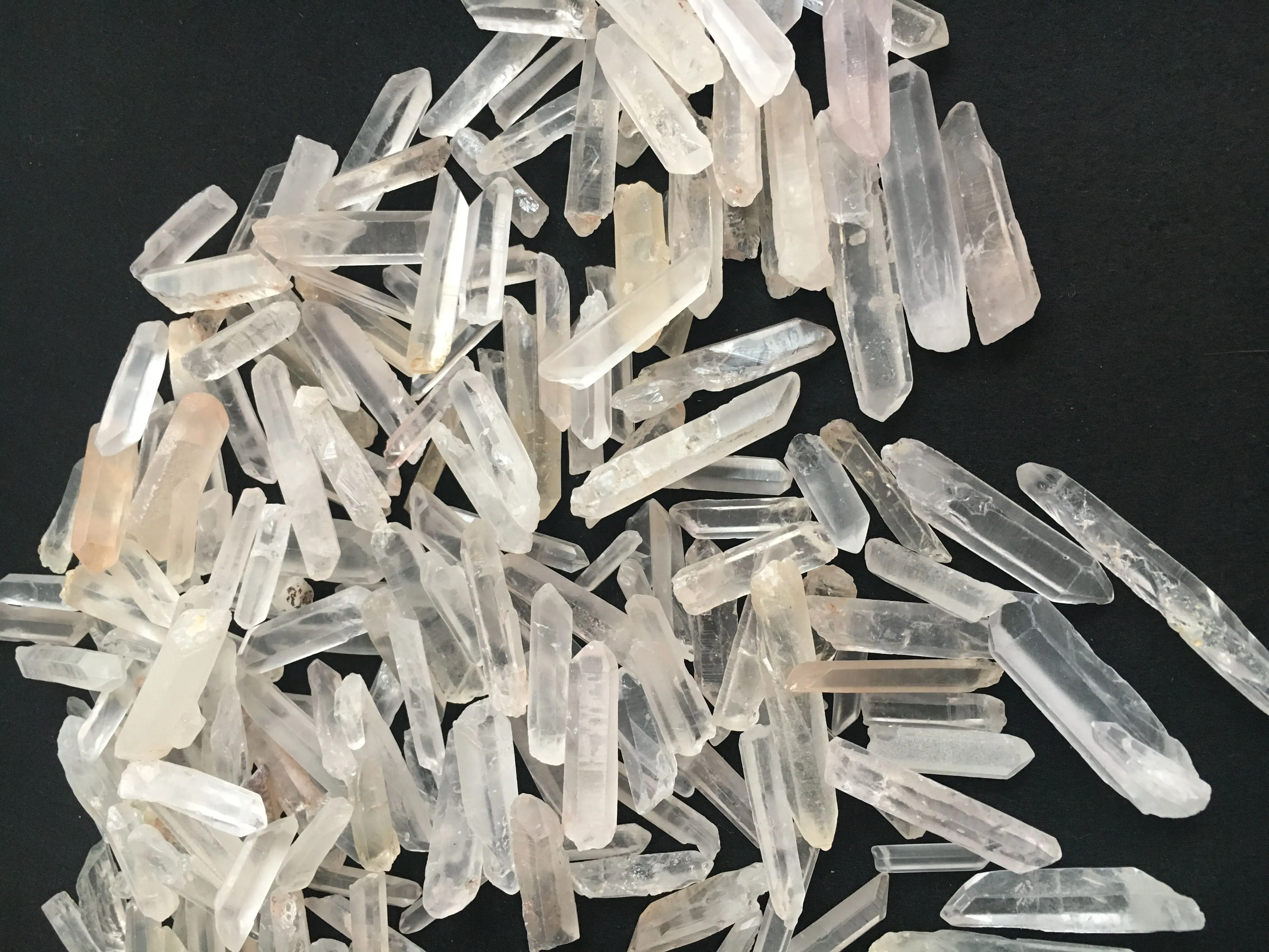 200 G / Bolsa Raw Clear Quartz Natural Crystal Point Degaussing Healing ...
