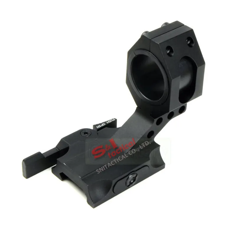Tactical Auto Lock Quick Release Cantilever 25mm/30mm Scope Ring 2 Of ...