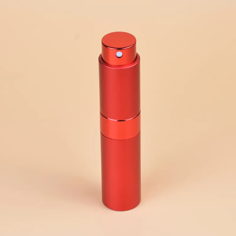 8ml Mini Portable Metal Spinning Round Perfume Atomizer Colorful Spray ...