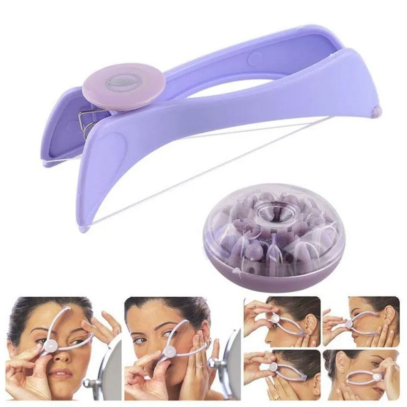 New Spring Facial Hair Remover Threading Epilator Defeatherer DIY ...