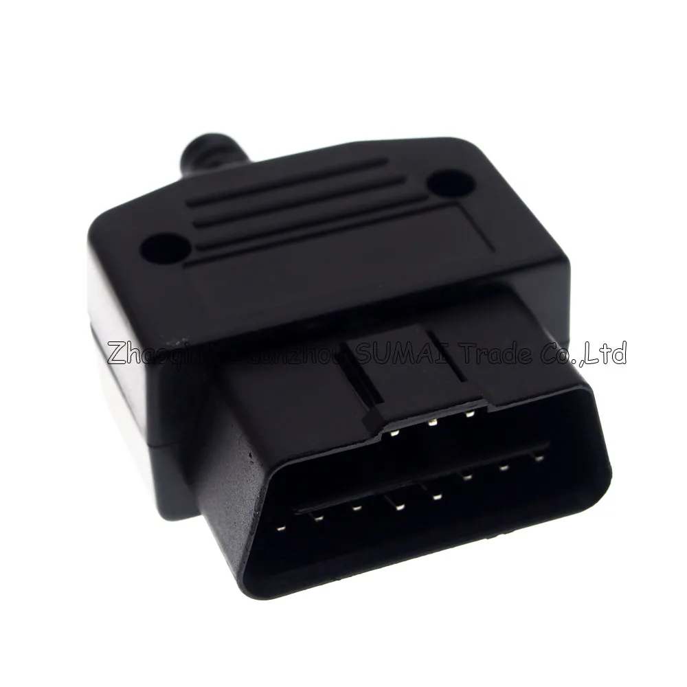 High Quality 16 Pin 12V Male Plug Connector For ECU OBD2 Test And ...