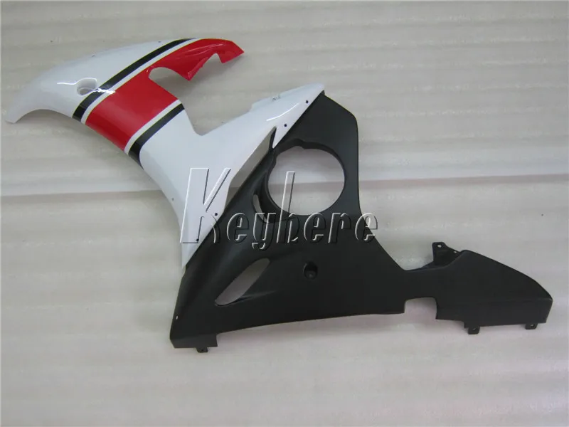 DHgate.com:Yamaha R6 2003-2005 Red White Black Fairing Kit, Plastic ...