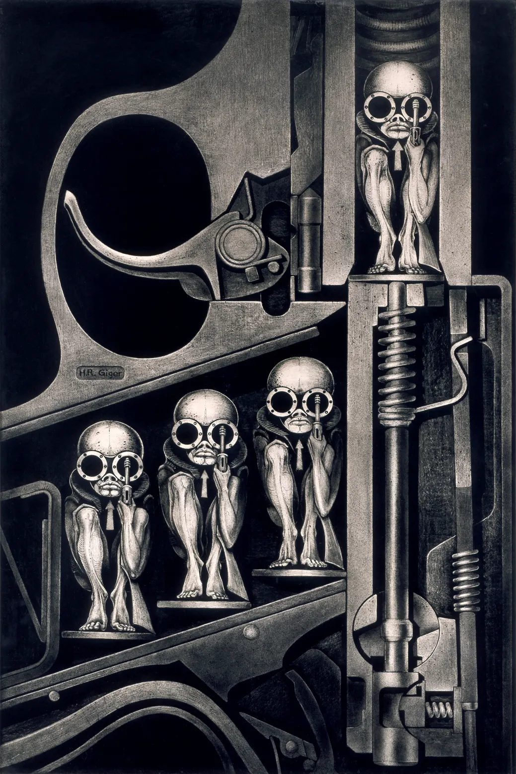 Póster Artístico Hr Giger Li II, Póster De Tela De 36 X 24, Decoración ...