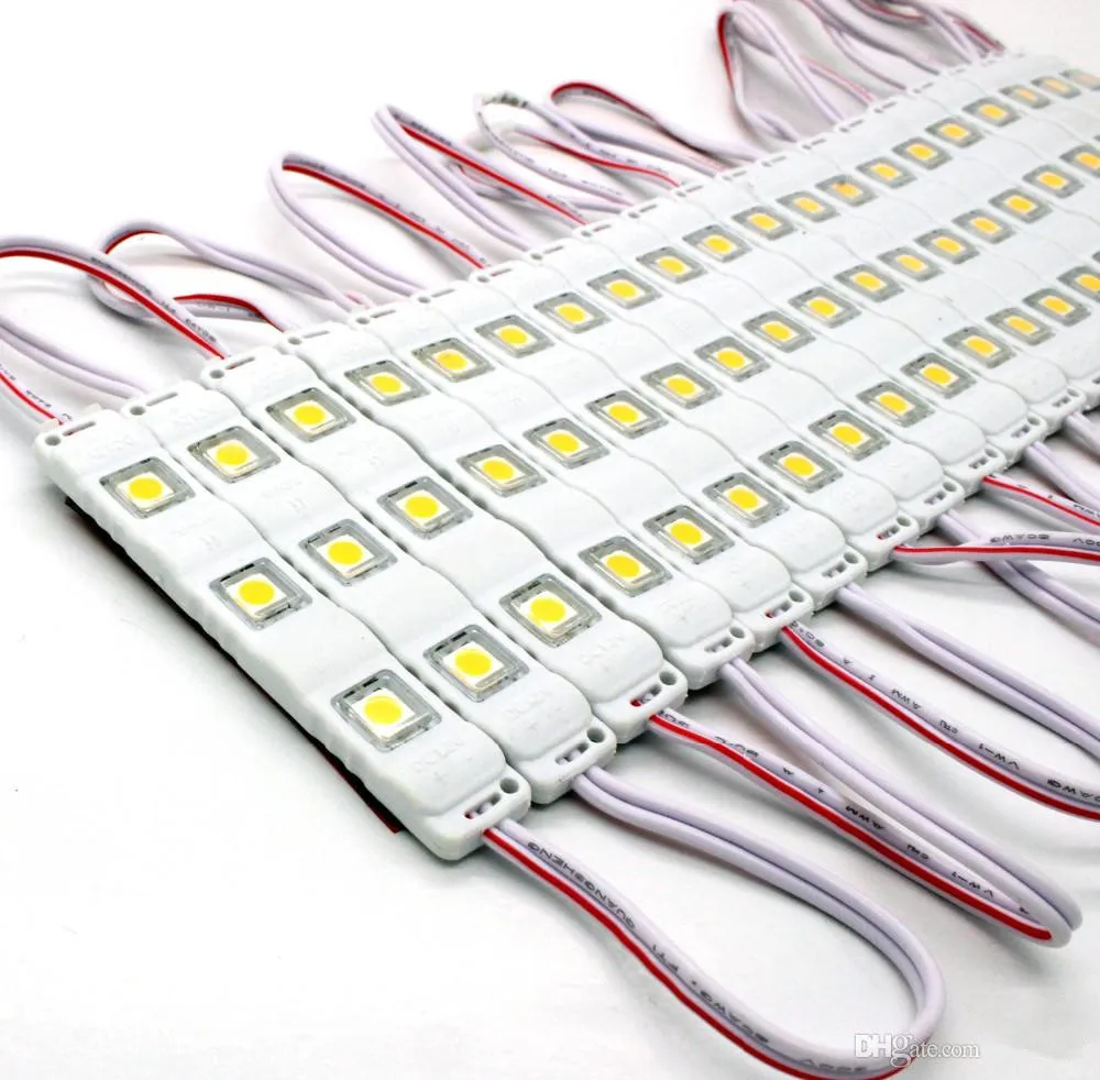 1000 Super Bright 5050 SMD 12v Led Module Light With Clear Lens, 12V ...