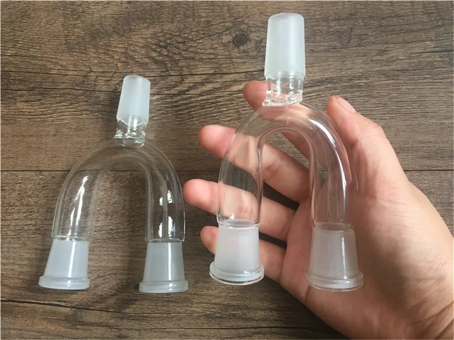 Glass Adapter 14mm 18mm Female Male Glass Adapter Double Bowl Adapter ...