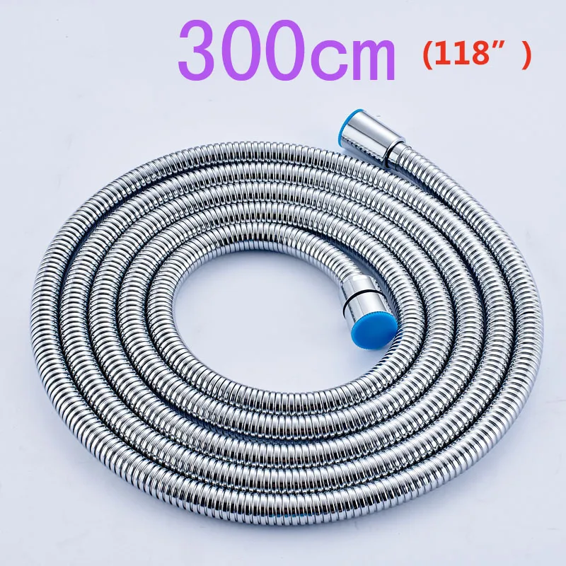 DHgate.com:3M Stainless Steel Flexible Shower Hose, Chrome Finish ...