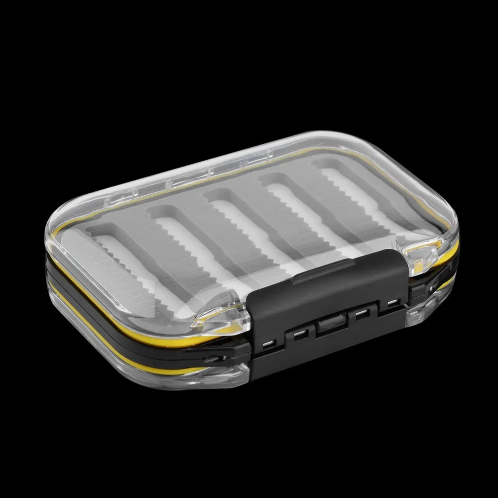 Waterproof Fly Fishing Box, Double Sided Clear Slit Foam, Plastic ...