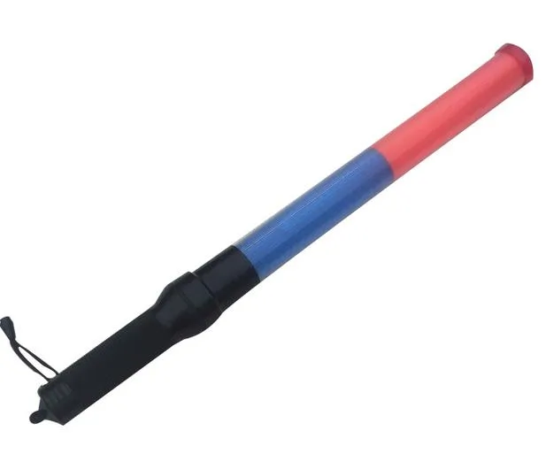 High-Visibility LED Traffic Wand - Dual Color Flashing Safety Baton ...