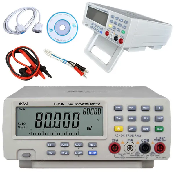 Wholesale Digital Cat Iii 1000v Multimeter Bench Top Voltmeter PC DMM ...
