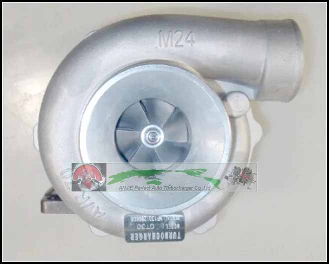 GT30 GT35 2 Turbocharger Oil Cooled, .63 A/R Turbine, .70 A/R ...